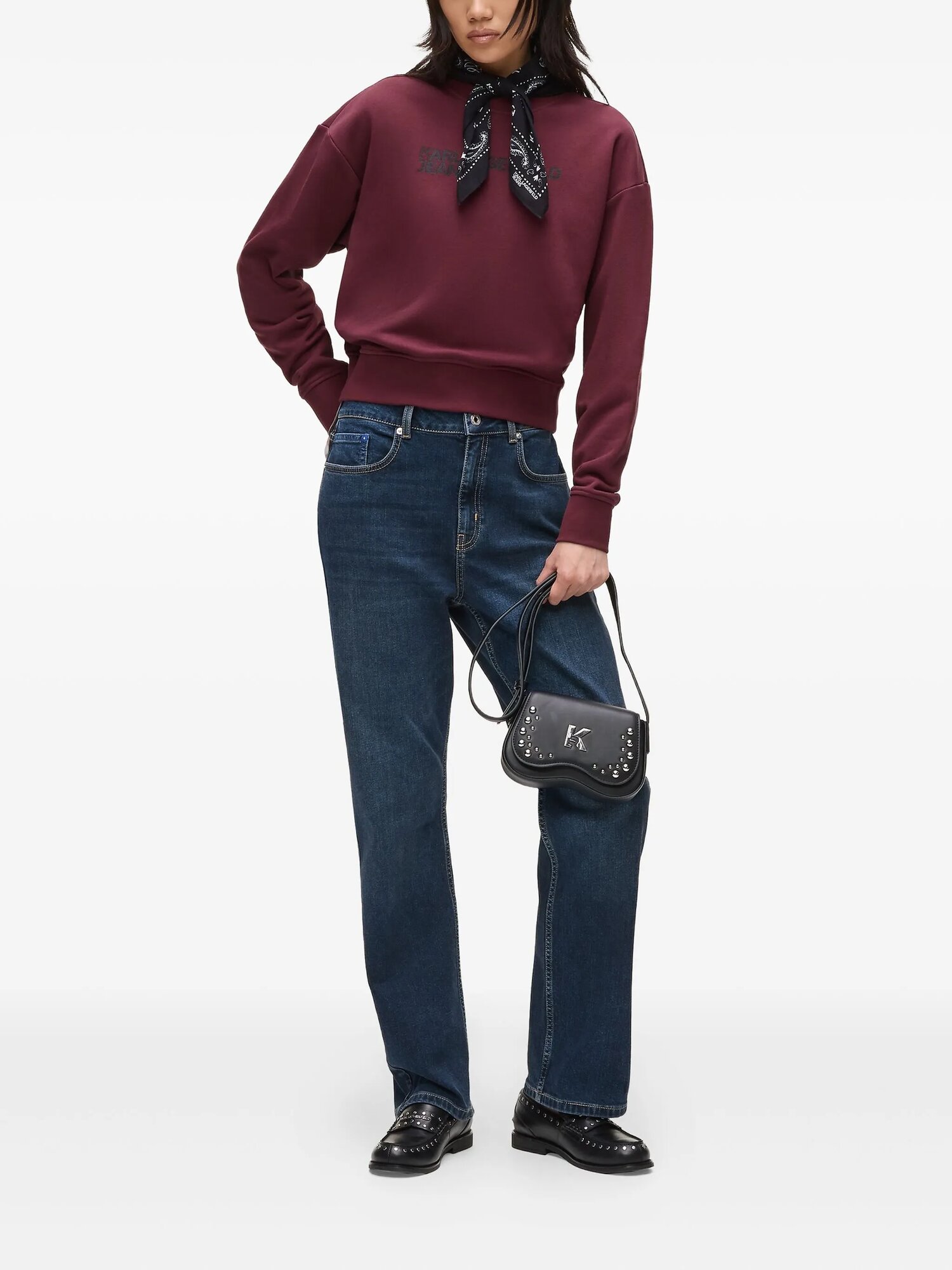 Толстовка KARL LAGERFELD JEANS, размер 34 — фото 1