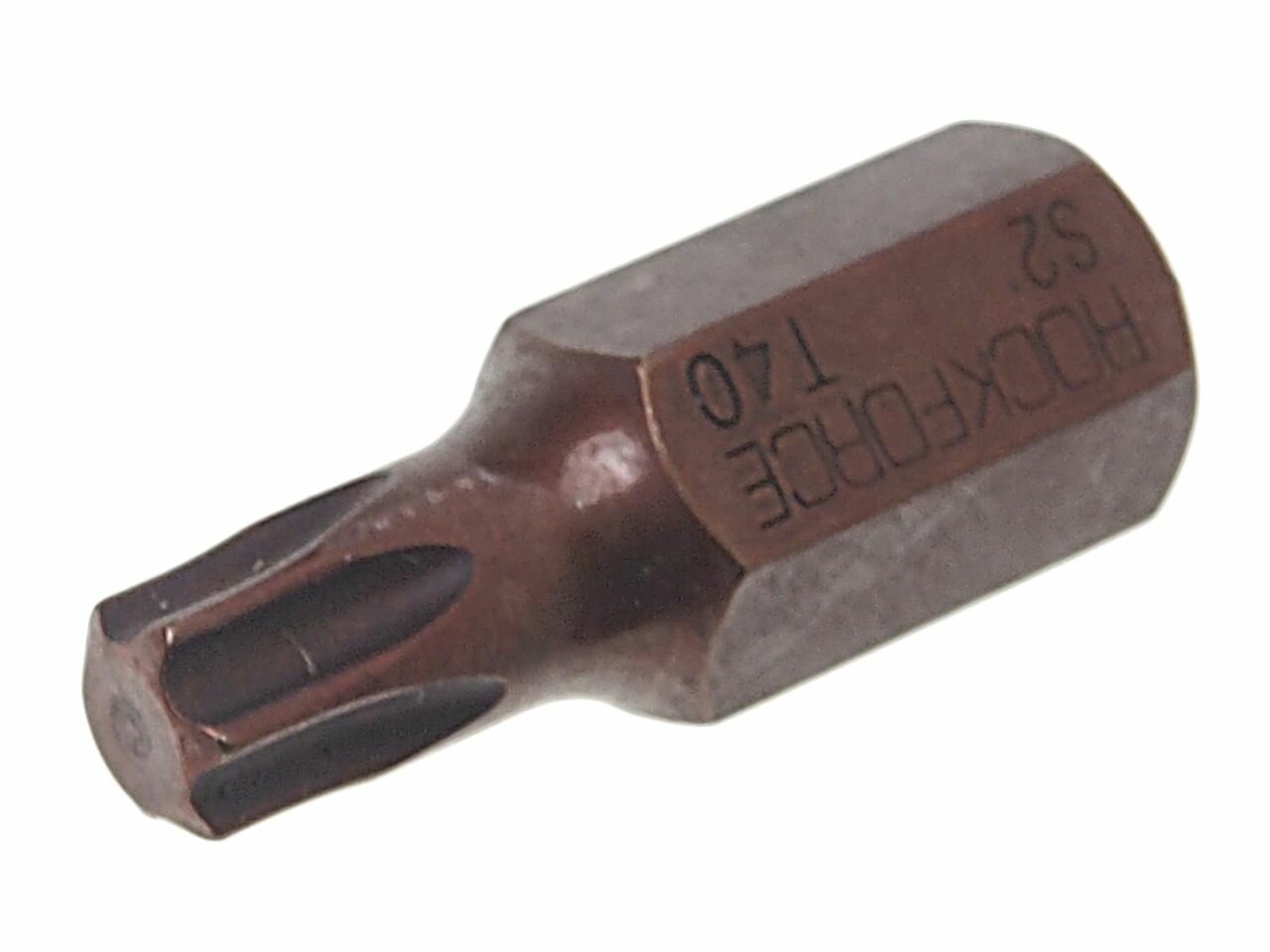 Бита для шуруповерта торкс TORX T40х30мм 10мм, арт RF1763040PR ROCKFORCE