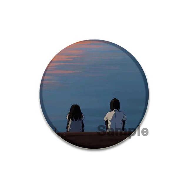 Круглый мягкий значок-пуговица в стиле аниме Sonny Boy, брошь с милым персонажем, булавки, украшение для рюкзака, одежды, модные украшения, подарки