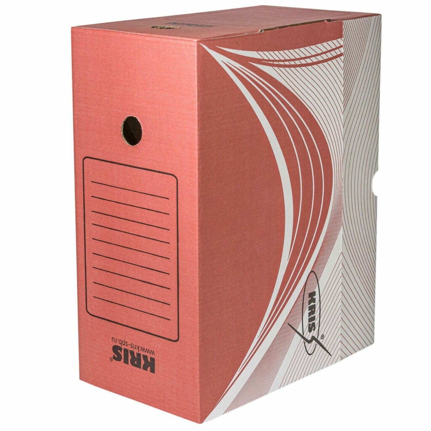 Короб архивный (325*260*150) глубина 150мм красный
