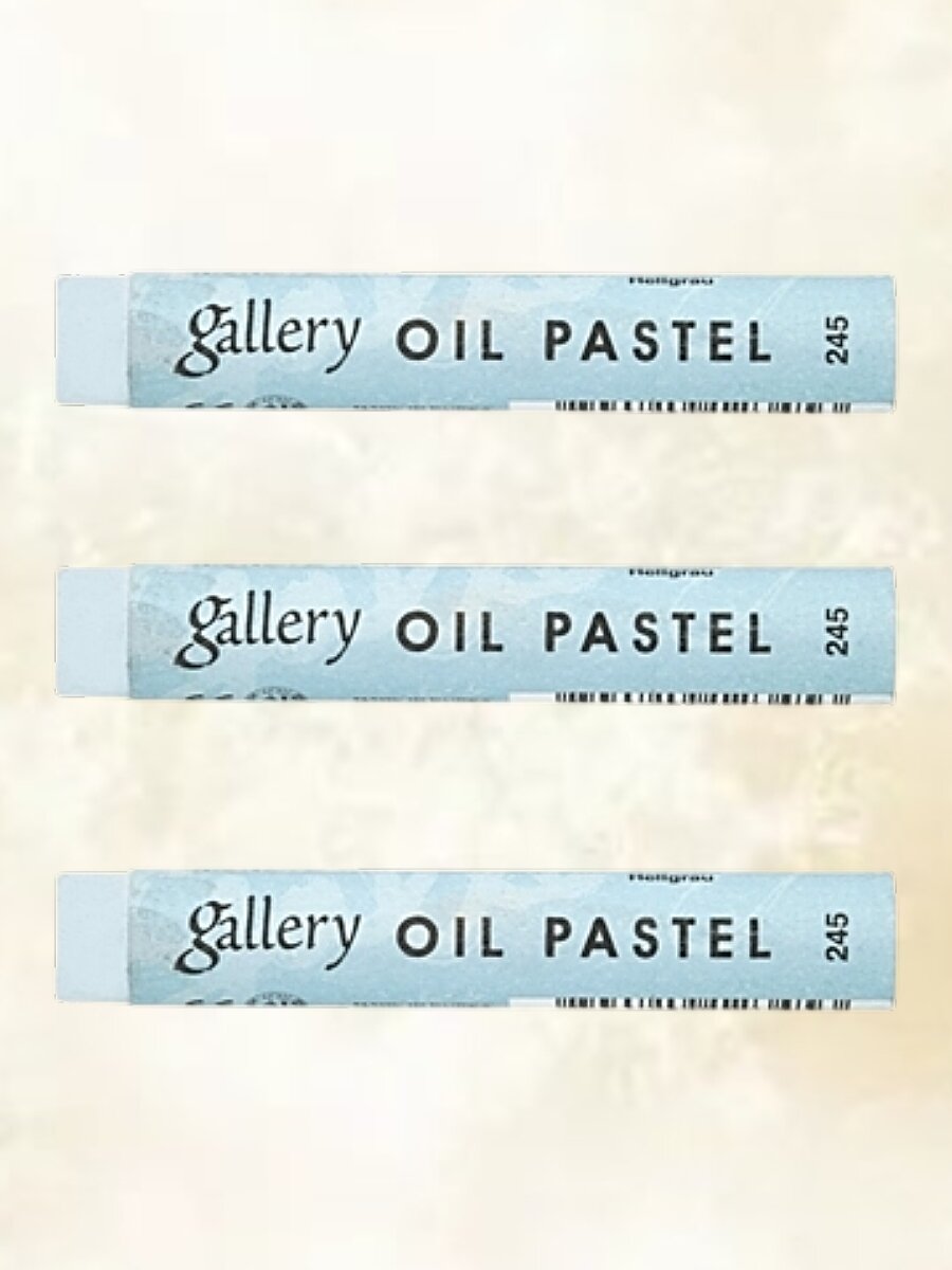 Пастель масляная мягкая профессиональная MUNGYO Gallery Светло-серый №245 (3шт)