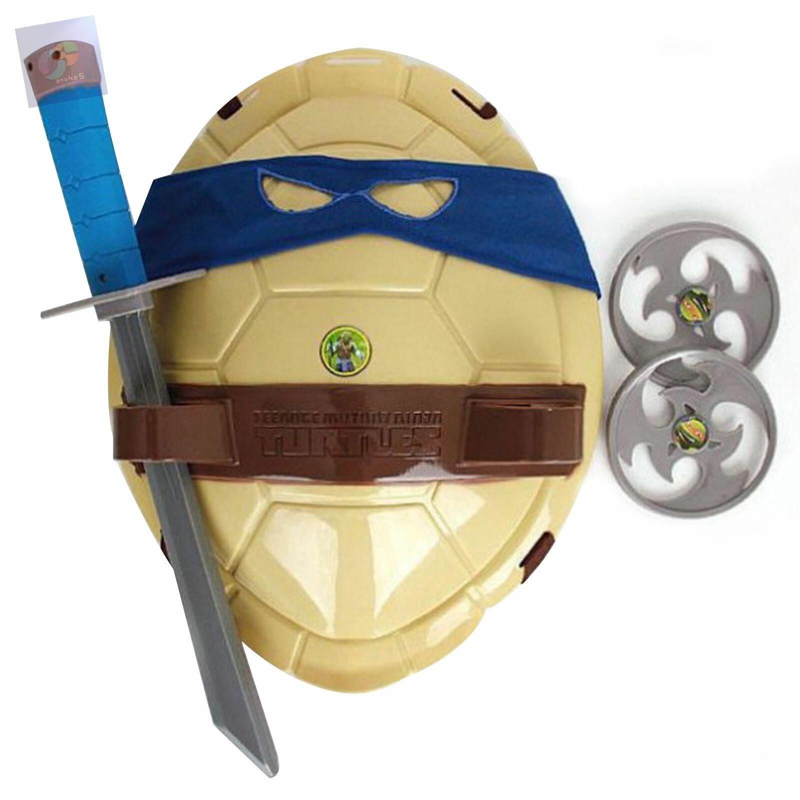 Набор Черепашки ниндзя Леонардо(панцирь, оружие, повязка)