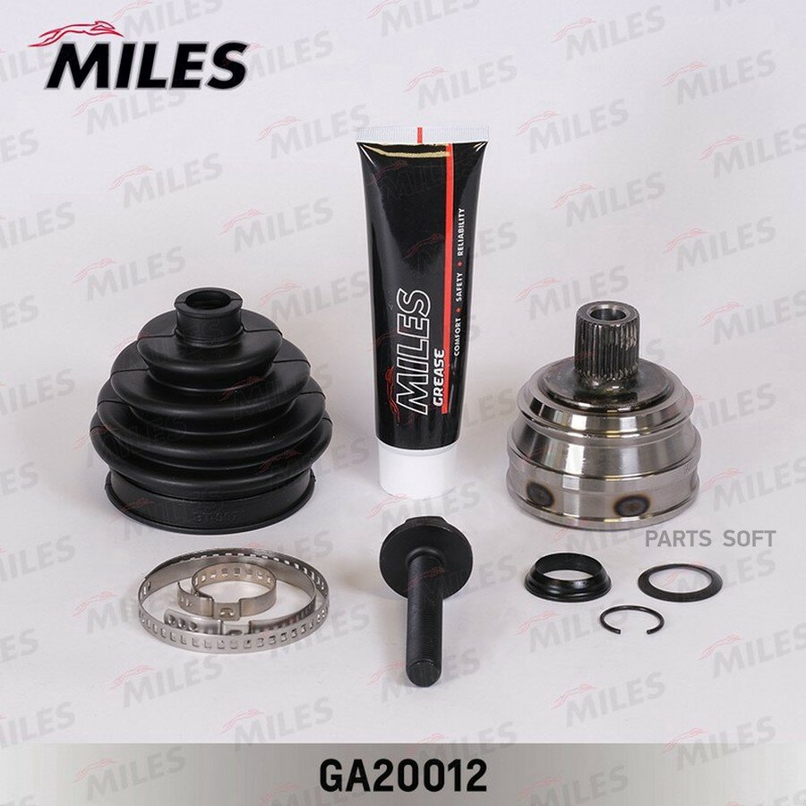 MILES GA20012 ШРУС AUDI 80/90 1.6-1.9TD 86-94 нар.