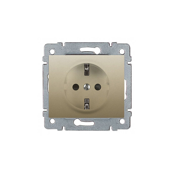 Розетка 2К+3 Legrand Galea Life 16A 250V с/завтоматические клеммы титановая 771462 Legrand