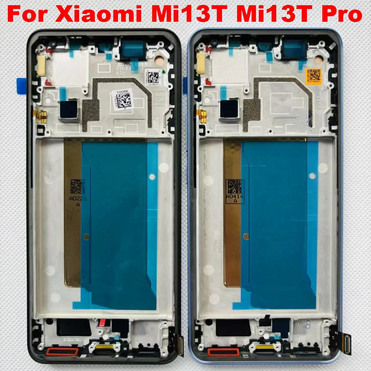 6,67 'оригинальный AMOLED 144 Гц для Xiaomi 13T ЖК-дисплей 2306EPN60G, дигитайзер blue with frame