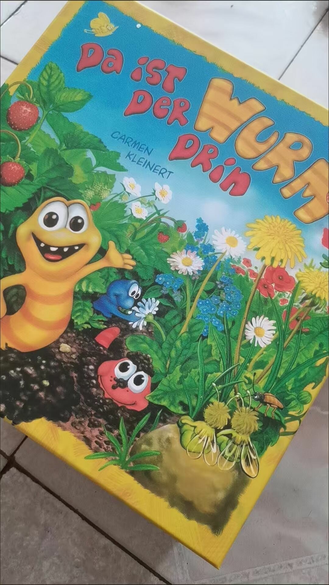 Настольная игра "Bugs Rush forward", для двоих и семьи, картон, желтая