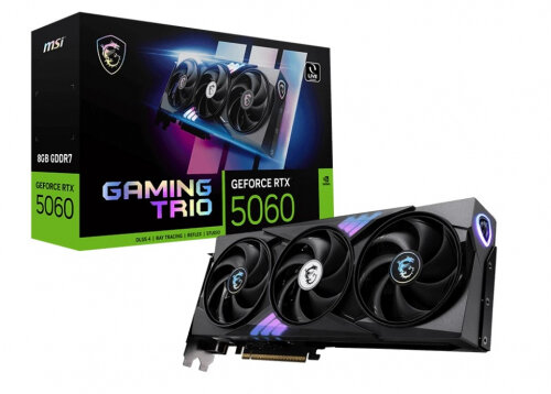 Видеокарта Msi GeForce RTX 5060 GAMING TRIO 8G