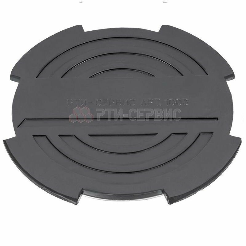 Проставка резиновая на домкрат подкатной D-106мм. посад. h-18мм. 1003