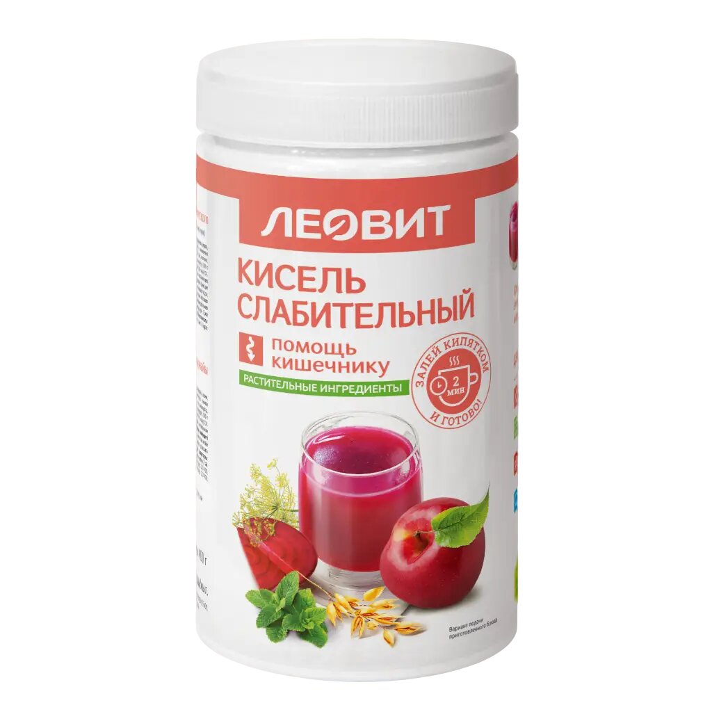Леовит Кисель Слабительный банка 400 г 1 шт