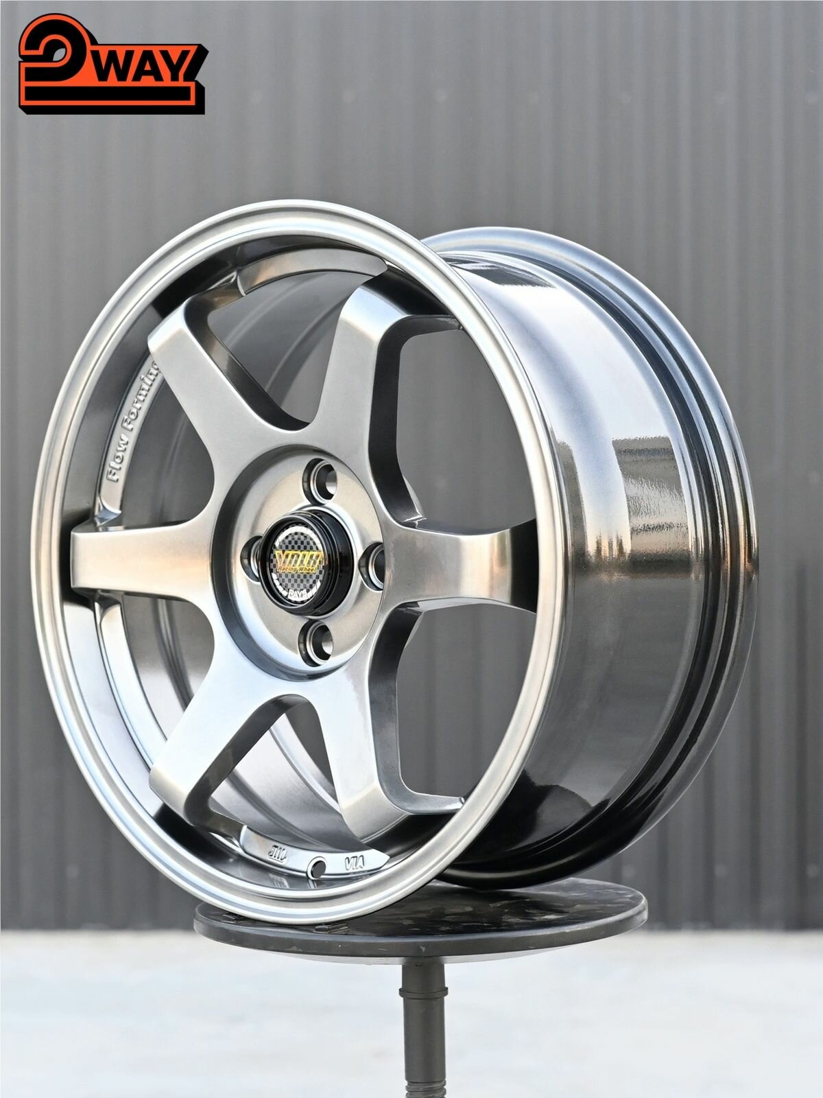 Taigiro Топ дизайн Колесный диск Литой R16 Диск Taigiro Street 7.0J ET35 4*100 Темный хром