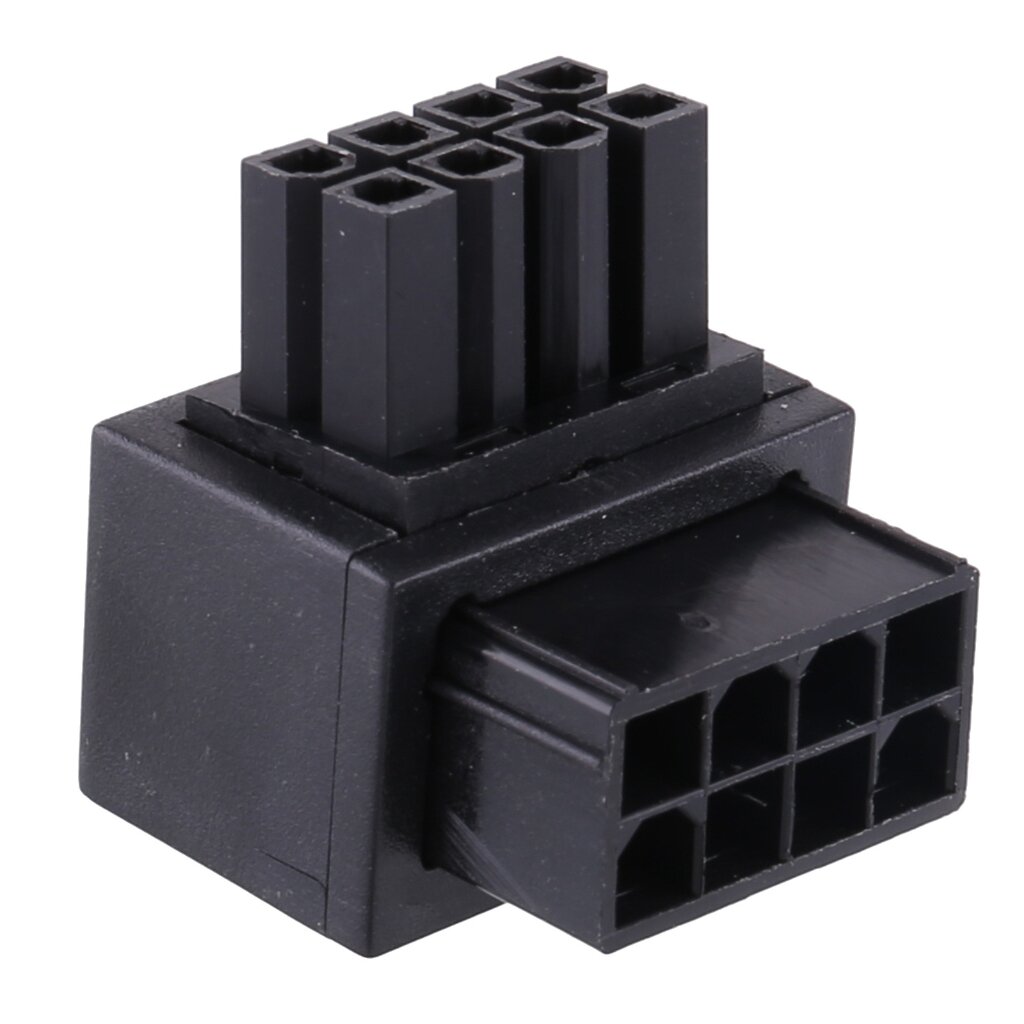 8-контактный адаптер питания GPU с 90-градусным преобразователем ATX8Pin с гнездом под углом 90 градусов в 8-контактный разъем Адаптера питания