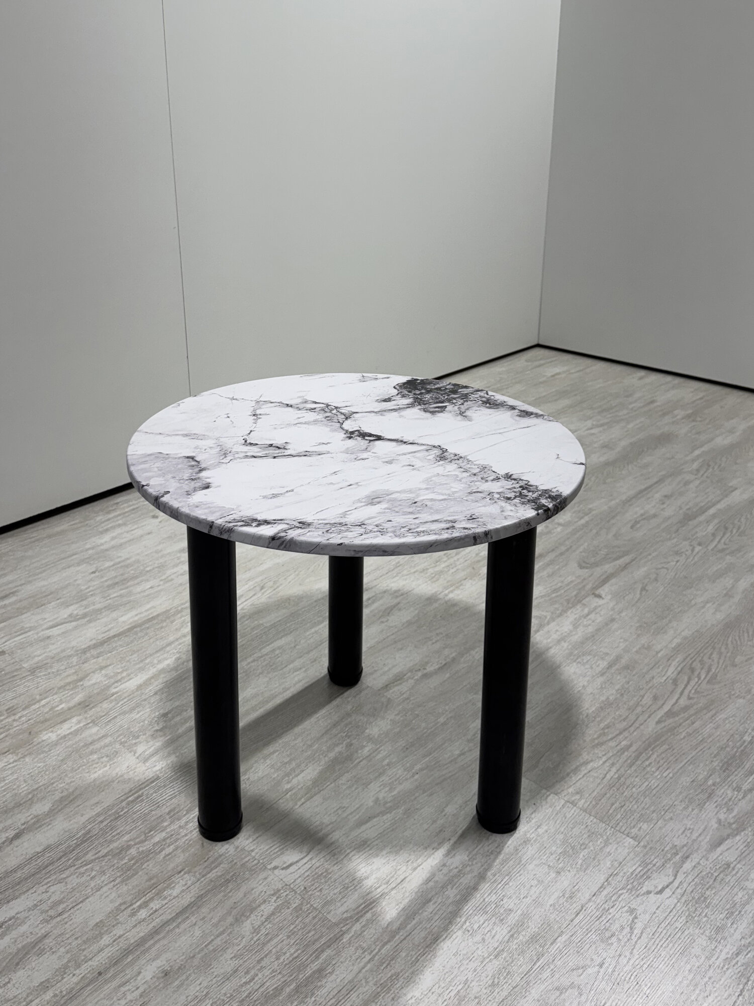 Стол журнальный круглый дизайнерский лофт THETABLE•RU 60х16 7.4/12.1-3