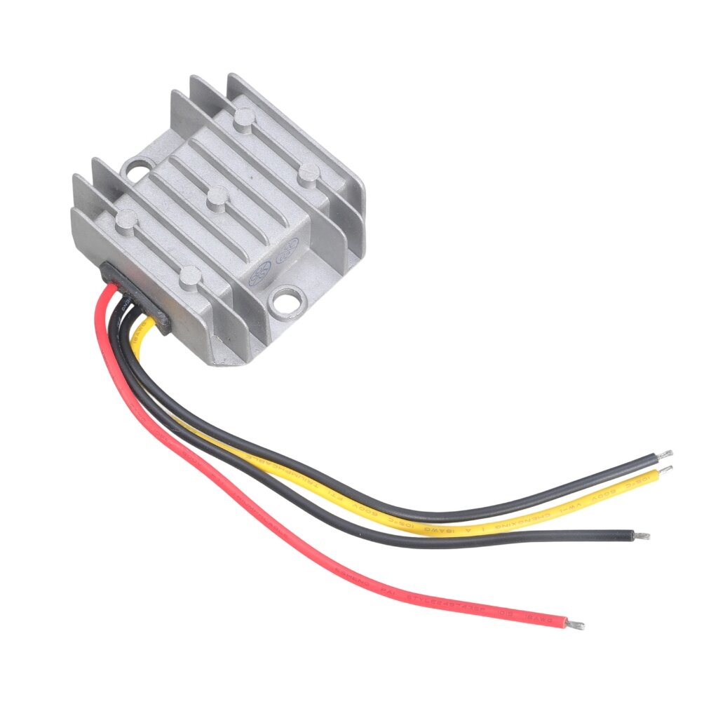24V до 12V 5A 60W понижающий модуль питания ударопрочный термозащитный стабилизатор