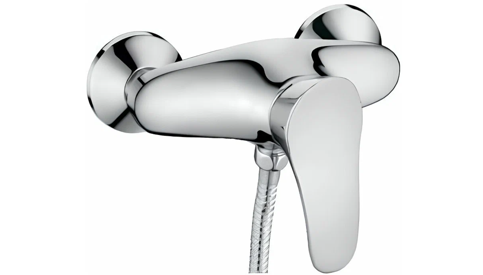 Смеситель для ванны без верхнего душа, без излива Frap F2001, латунь, хром, управление рычажное, настенный