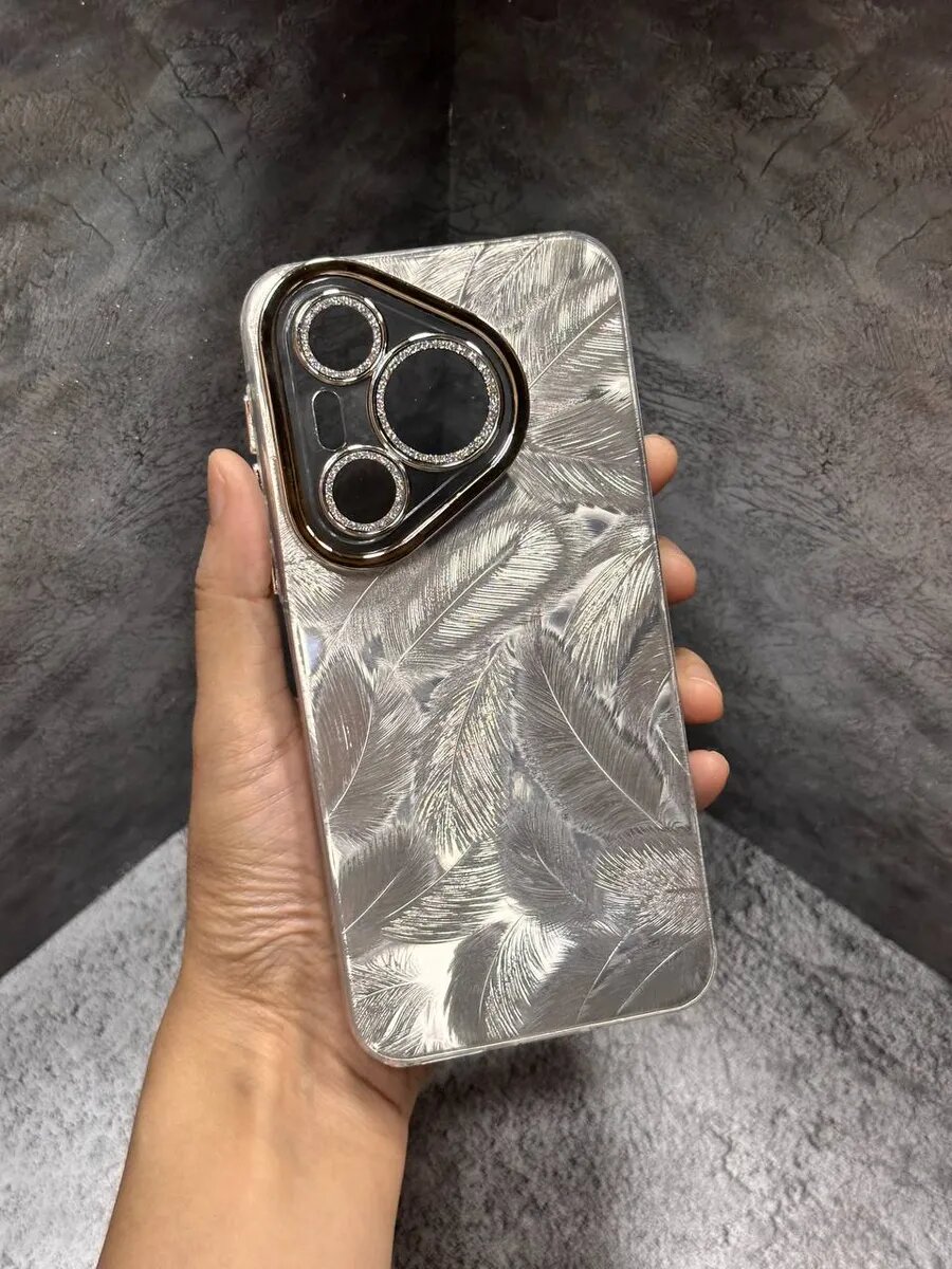 Чехол О'Кейси, для Huawei Pura 70, перламутровый, с защитой камеры