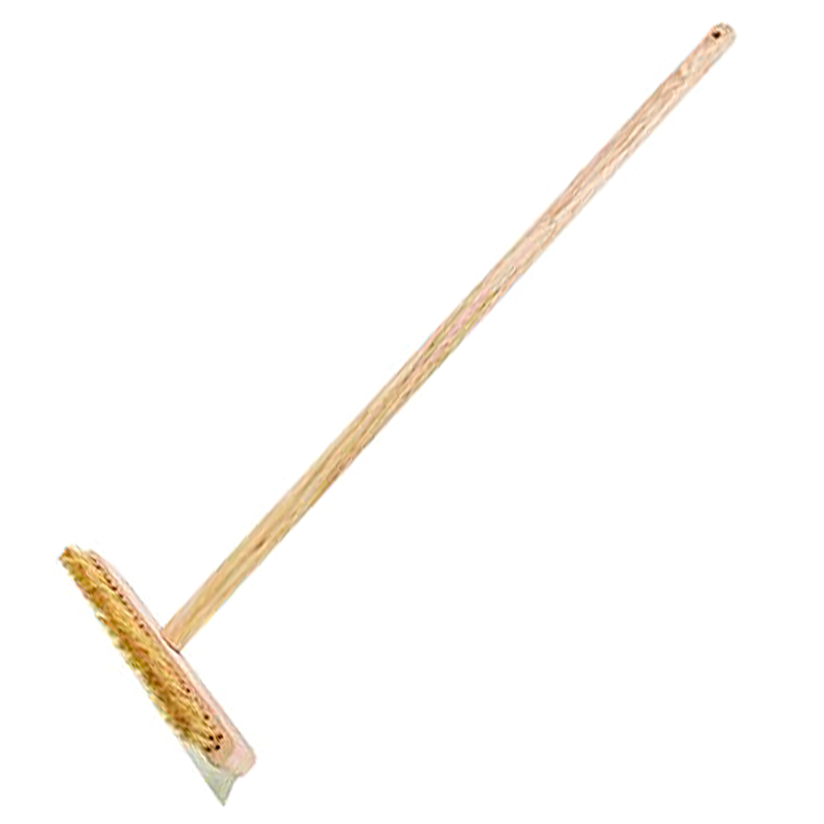 Щетка для печи Hurakan HKN-BR88WS, деревянная ручка, медная щетина