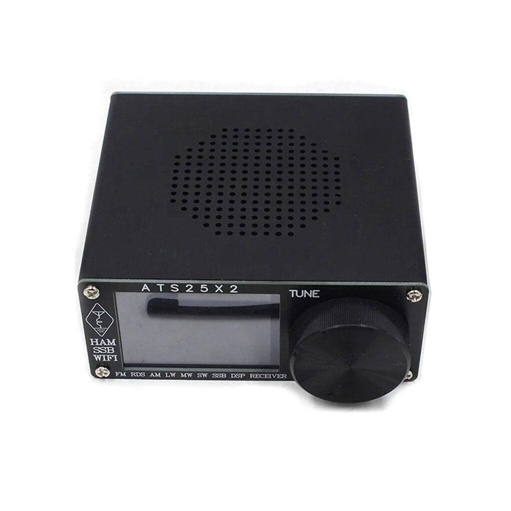 Портативный Полнодиапазонный Радиоприемник Из Алюминиевого Сплава С Экраном ATS25X2 Si4732 Авиационный Коротковолновый