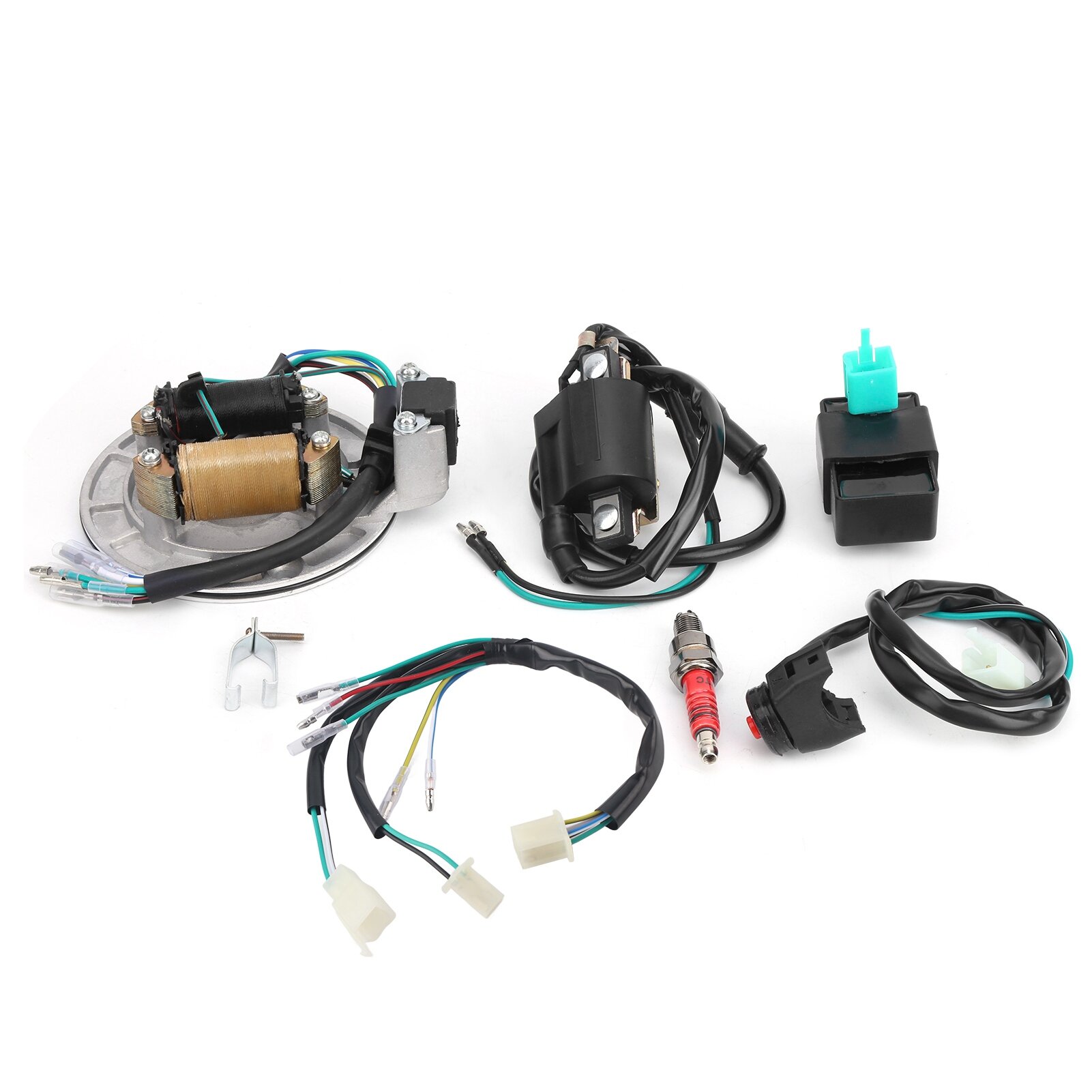 Комплект 50 куб. см подходит для мотоциклов XRCRF 50cc 50, полный комплект для восстановления двигателя, включает поршневое кольцо, прокладку и многое другое