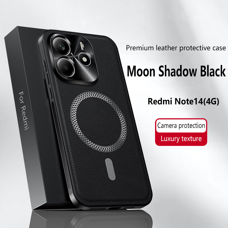 Подходит для Redmi Note 14 4G/Редми Ноте 14 4G Чехлы для телефонов, soft touch, чехол-кардиомонитор, резина, пластик, защита камеры, ударопрочный, усиленные углы, Xiaomi, Redmi Note 14 4G, black
