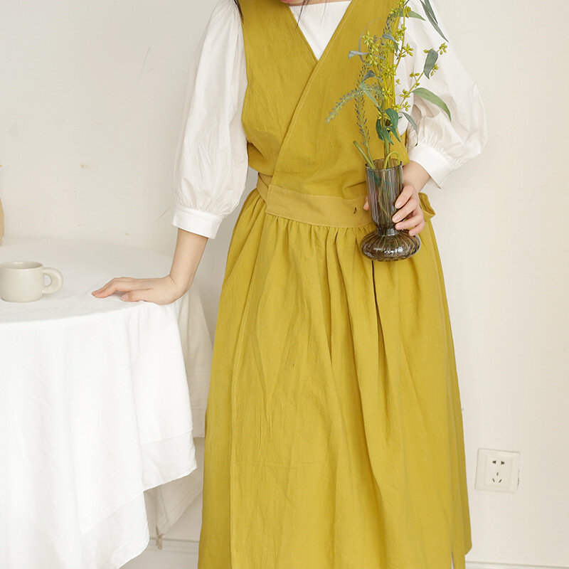 Фартук "Японская фея", противообрастающий, хлопок, современный минимализм