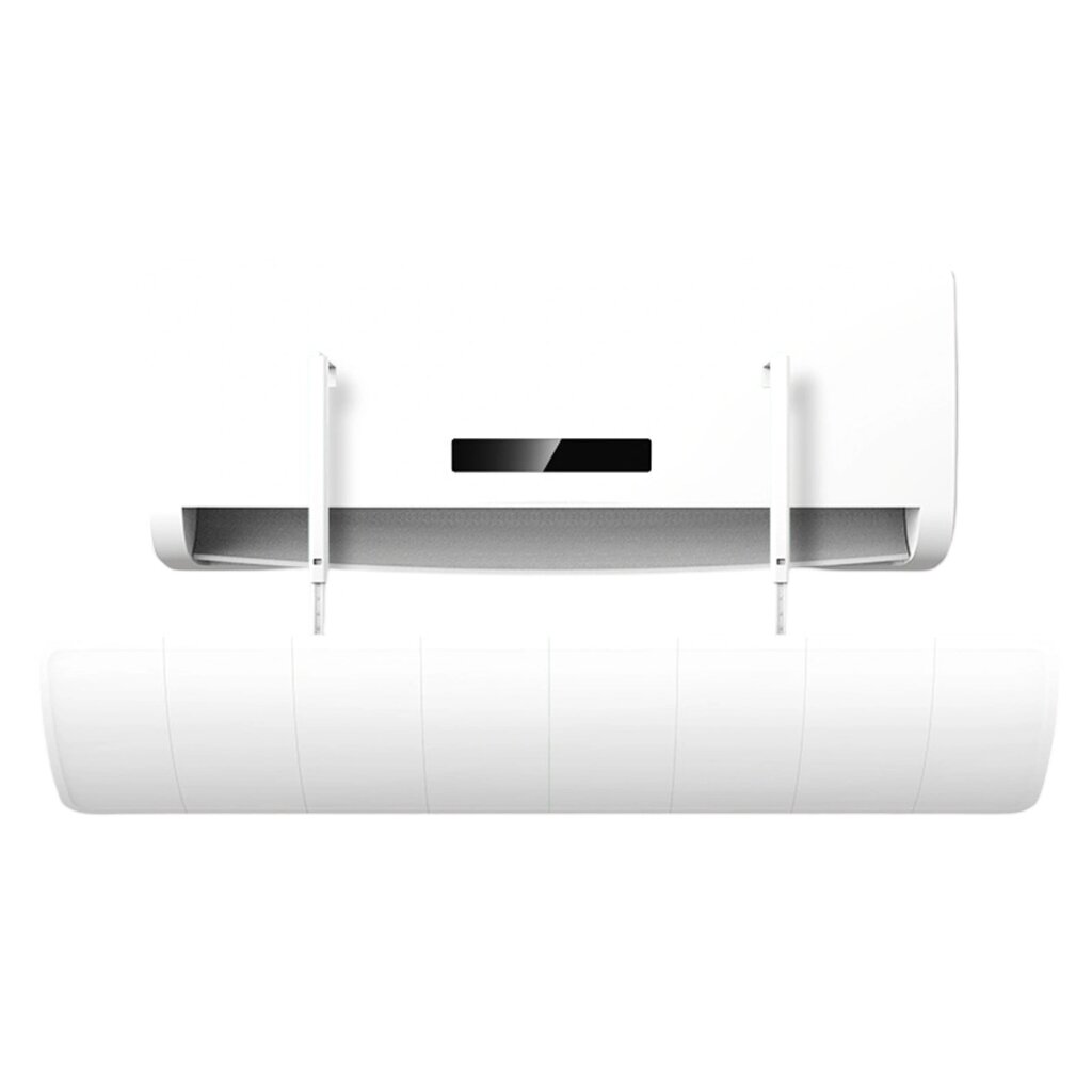 Дефлектор ветра для кондиционера. Простая установка. Регулируемая дышащая перегородка.