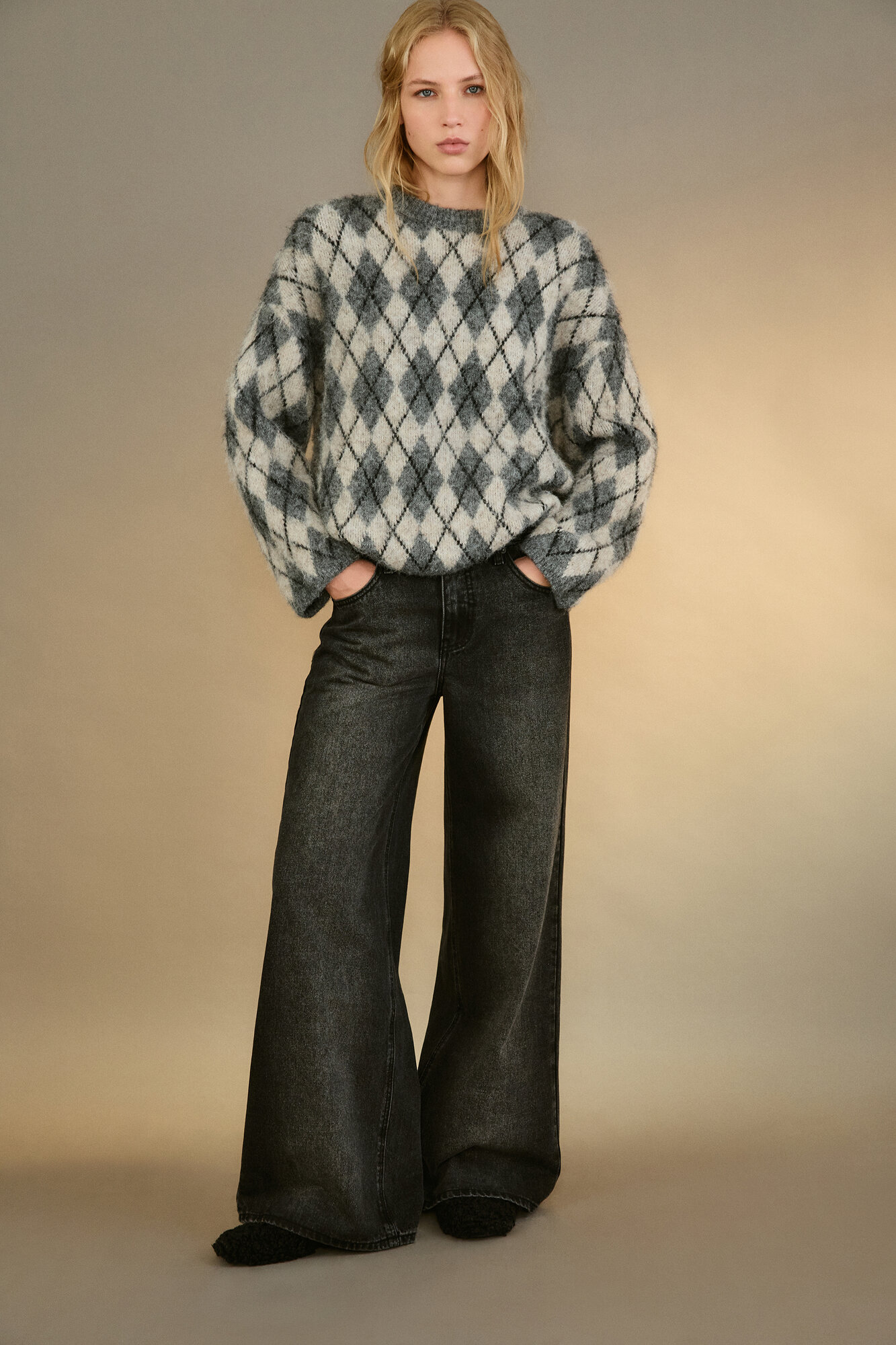 Джинсы широкие Woman Mix&Match 