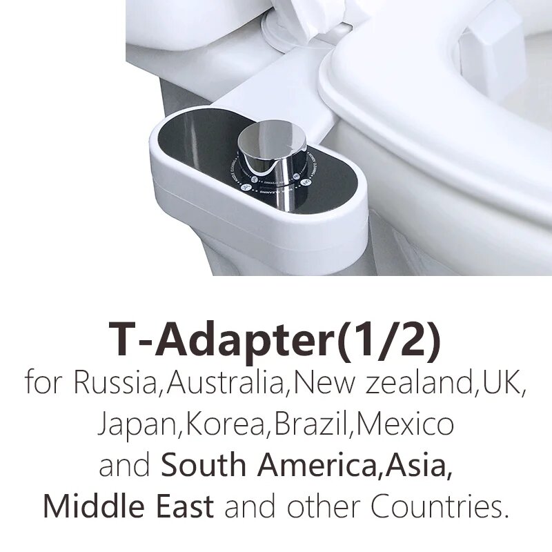 Неэлектрическое биде HiCheon, двойное сопло 1-2Asia RU UK others