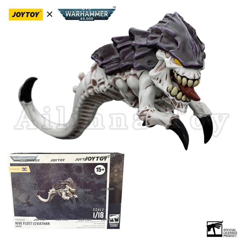 JOY TOY 1/18 Фигурка 40K Тираниды Улей Флот Левиафан Серый, THFL Ripper