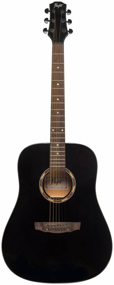 FLIGHT D-130 BK - Гитара акустическая шестиструнная