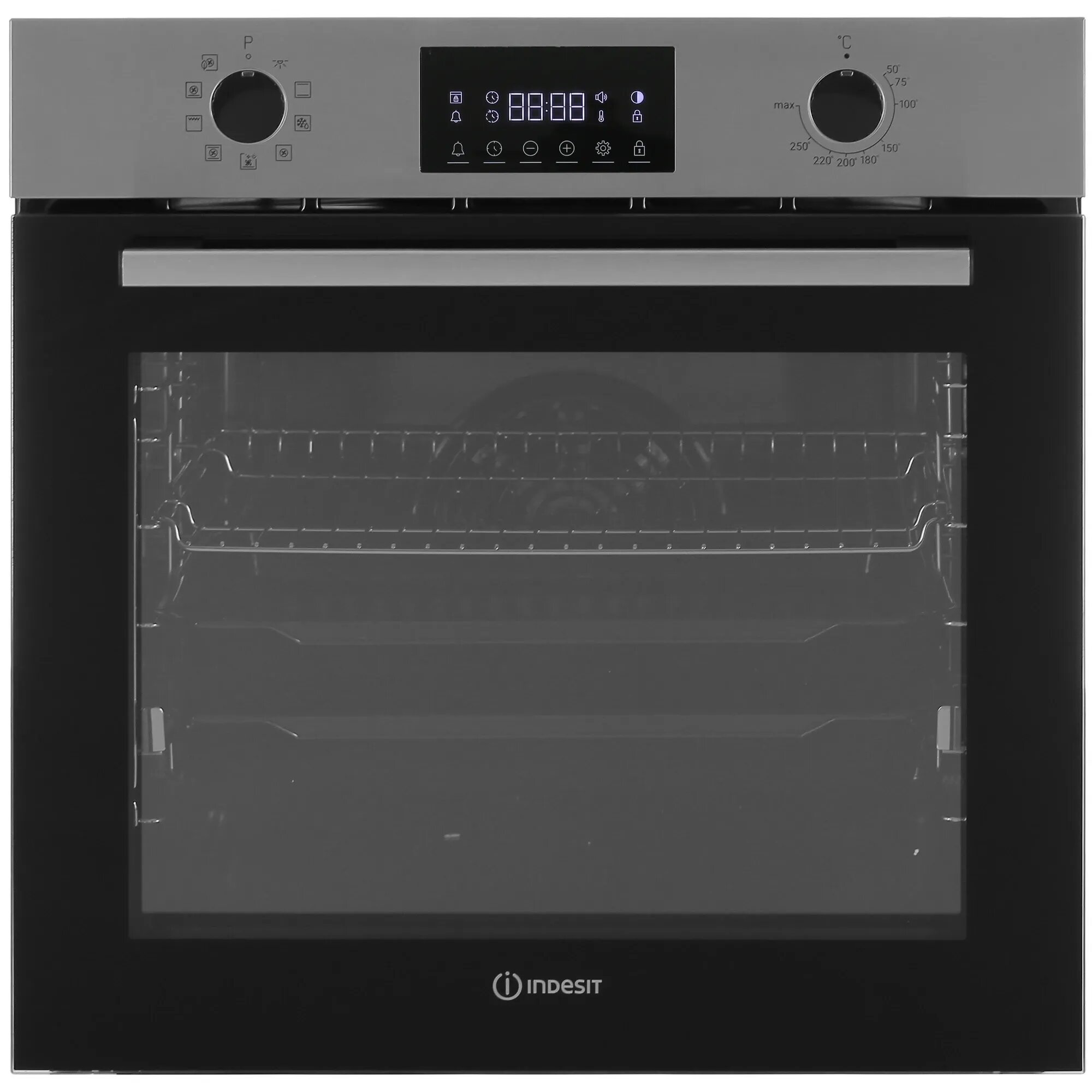 Духовой шкаф Indesit IFE 3841 J IX, мультифункциональный, электрический
