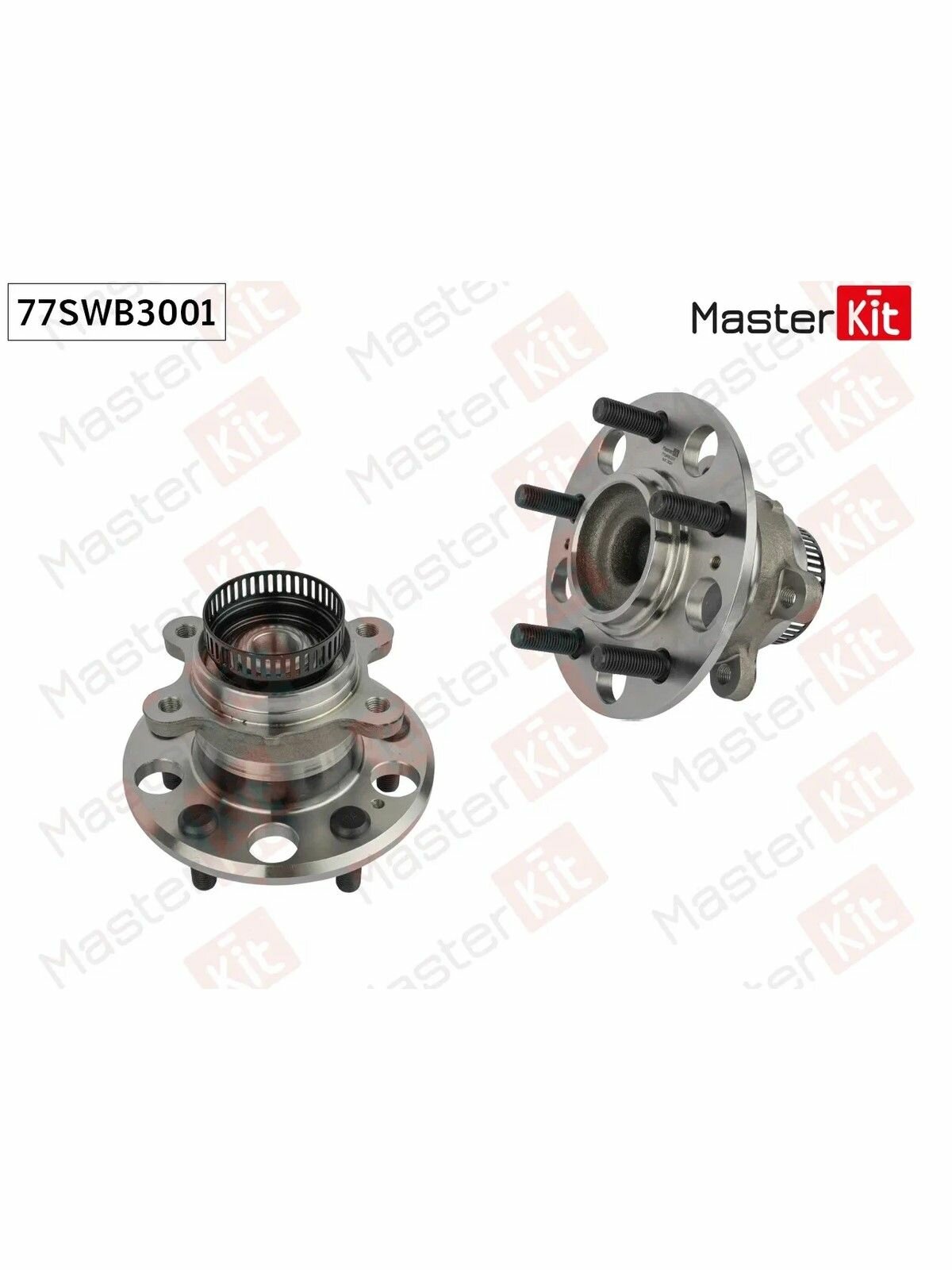 Ступица в сборе с подшипником задняя Hyundai i30 (GD)/Kia CEE'D (JD) 2011 -, MASTERKIT 77SWB3001