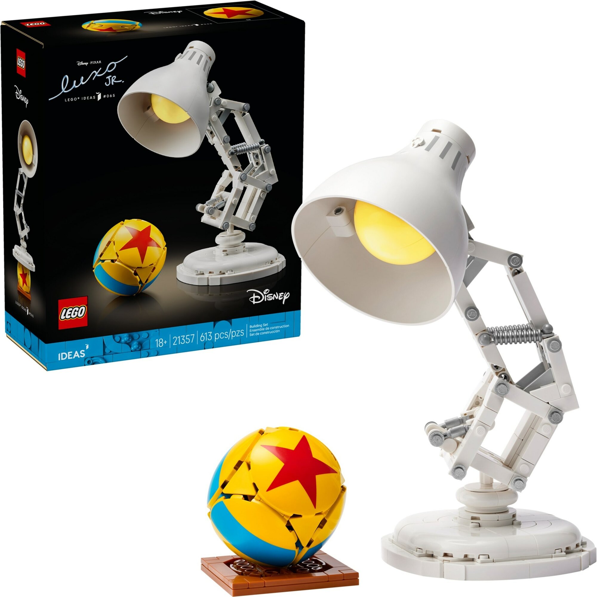 Конструктор LEGO 21357 Disney Pixar Luxo Jr. Лампа Люксо Младший, 613 дет.