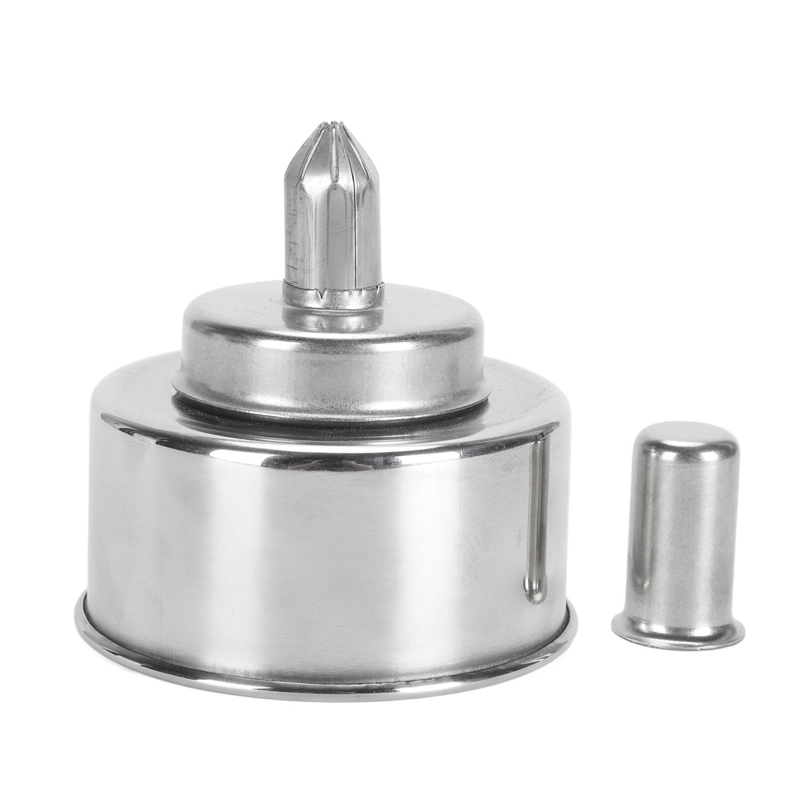 200ml Alcohol Lamp Burner 304 Stainless Steel Laboratory Easy Operation Metal Science Experiments Leather Work