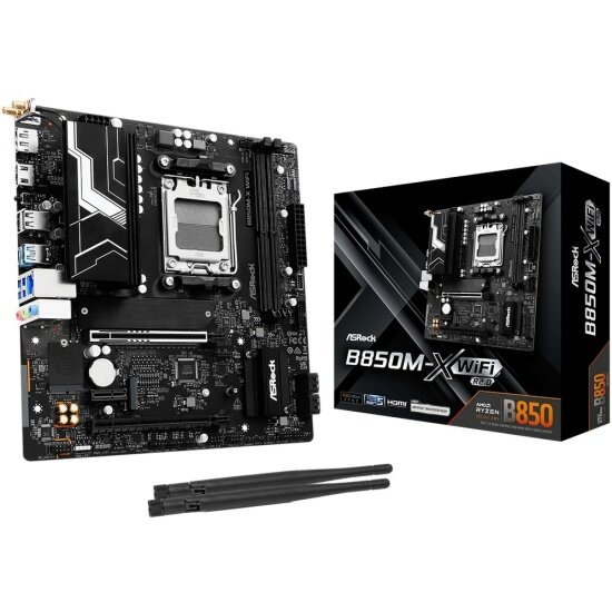 Материнская плата Asrock B850M-X WIFI R2.0 (AM5, mATX)