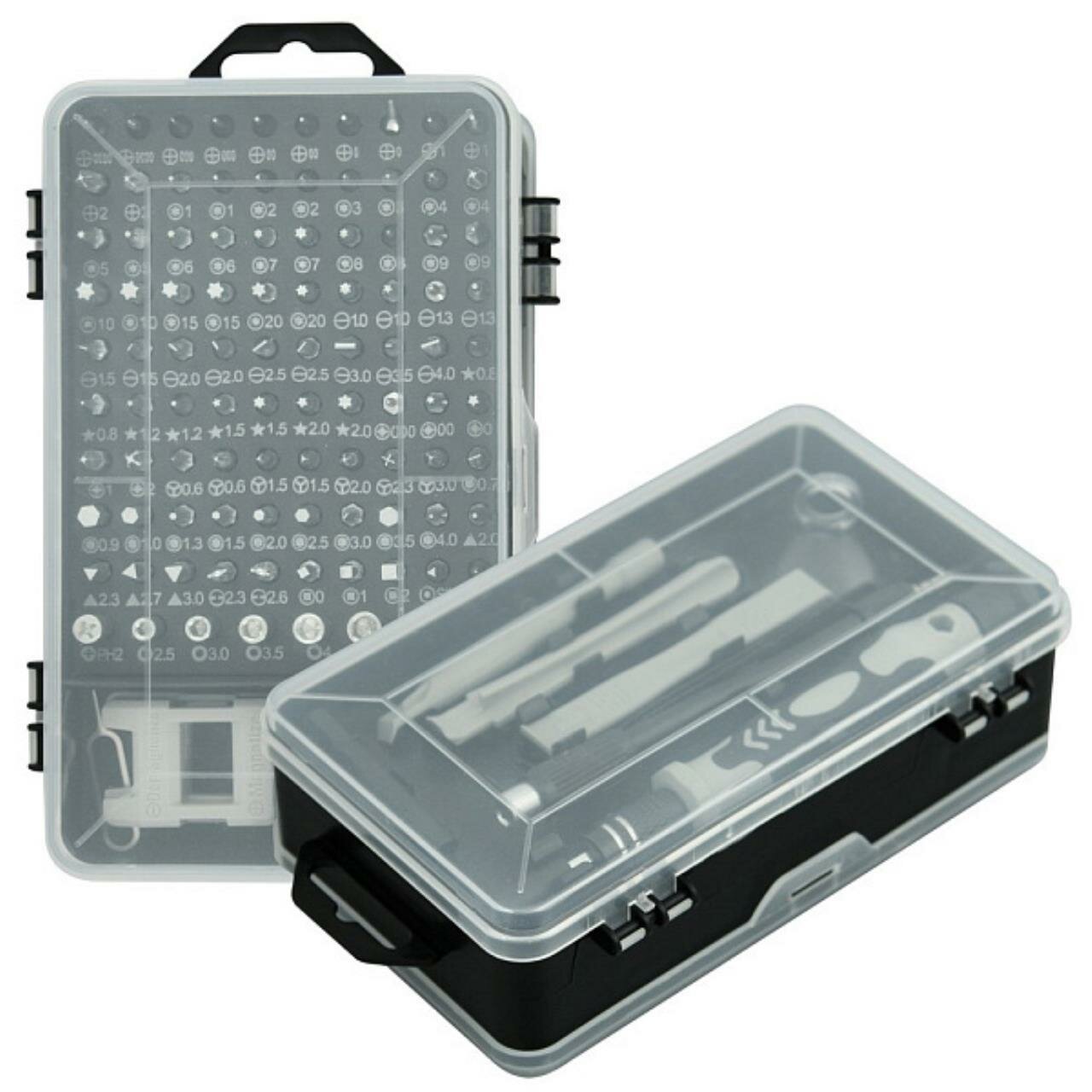 Набор инструментов в футляре. 115 предметов. Размер футляра для хранения 10х17х5 см NEW