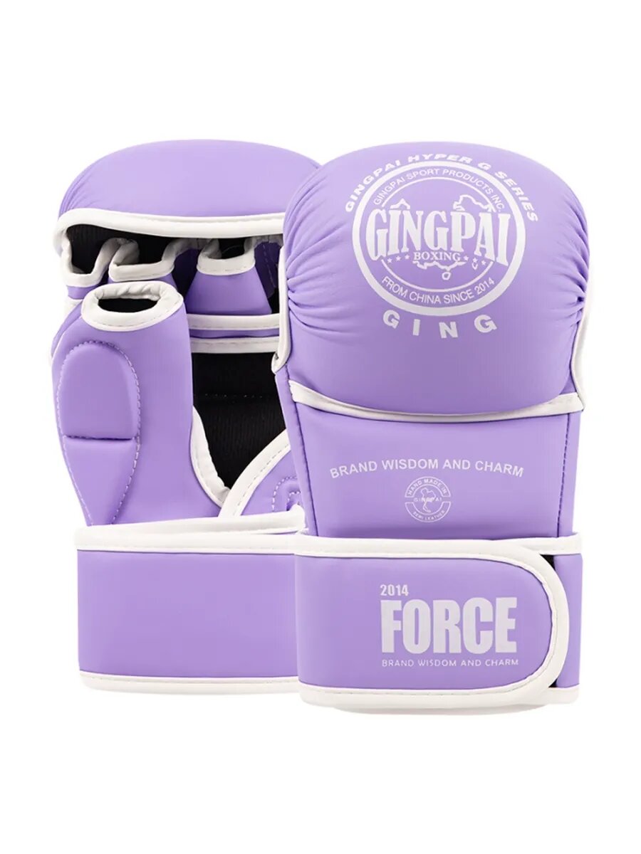 Боксерские перчатки UFC-матовый фиолетовый, L