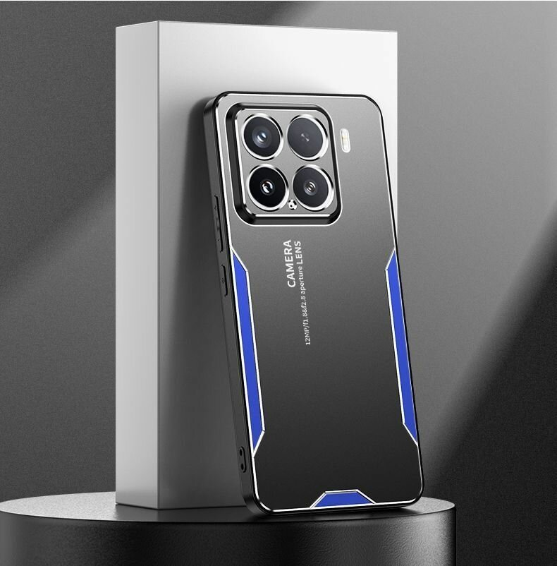 Подходит для Xiaomi 15 ( Сяоми 15 ), защитная крышка из алюминия, металлическая защитная оболочка + защитное стекло в подарок
