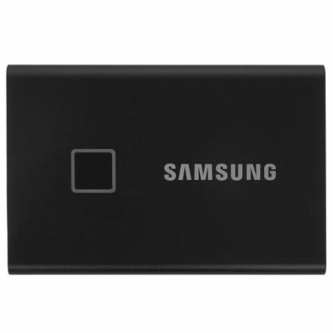 500 ГБ Внешний SSD Samsung T7 Touch (MU-PC500K/WW) черный - USB 3.2 Gen 2 Type-C, чтение - 1050 Мбайт/сек, запись - 1000 Мбайт/сек