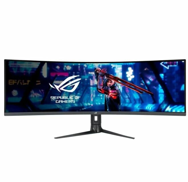 49" Монитор ASUS ROG Strix XG49WCR (90LM08I0-B01170) черный - 5120x1440@165 Гц, VA, 1 мс, 3000:1, 450 Кд/м, 178/178, HDMI, DisplayPort, Ethernet