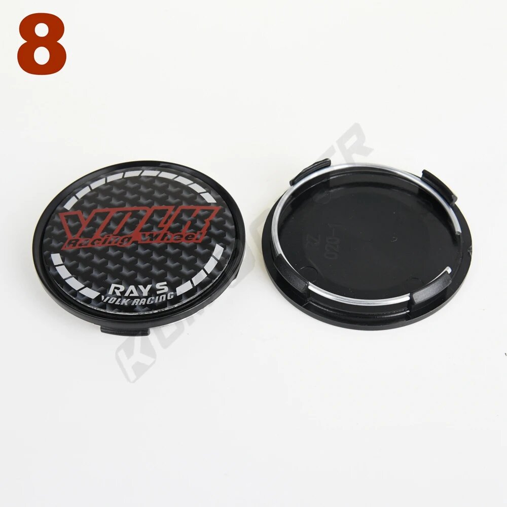 4 шт, наружный диаметр 63 мм/ID, 58 мм, крышка ступицы колеса, VOLK RAYS, эмблема, центральная крышка колеса, крышка обода, 8