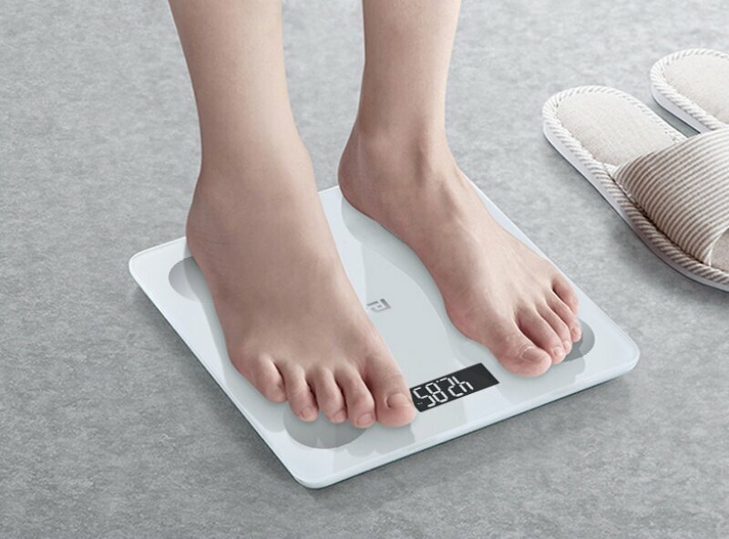 Весы для взвешивания бытовых жировых отложений прецизионные электронные весы белые перезаряжаемые