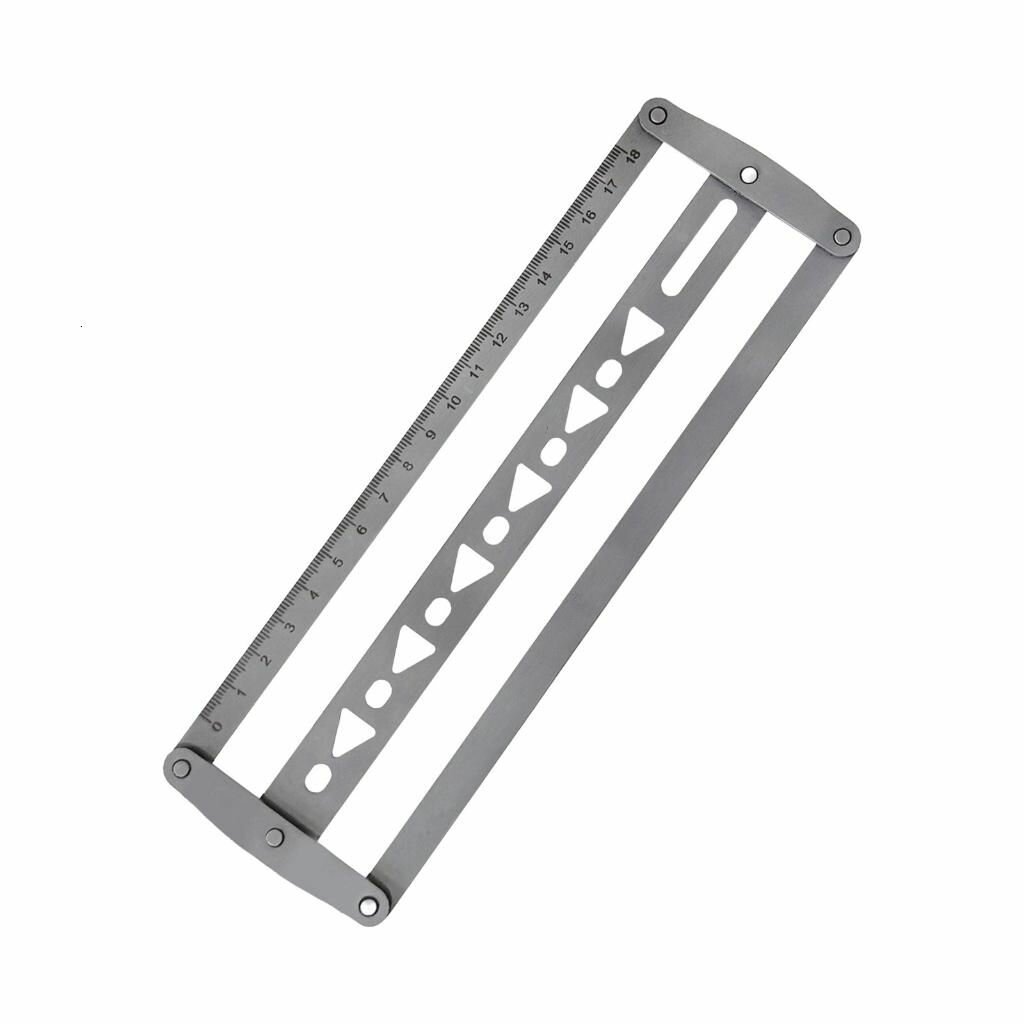 Линейка для позиционирования центра ремня-треугольного типа