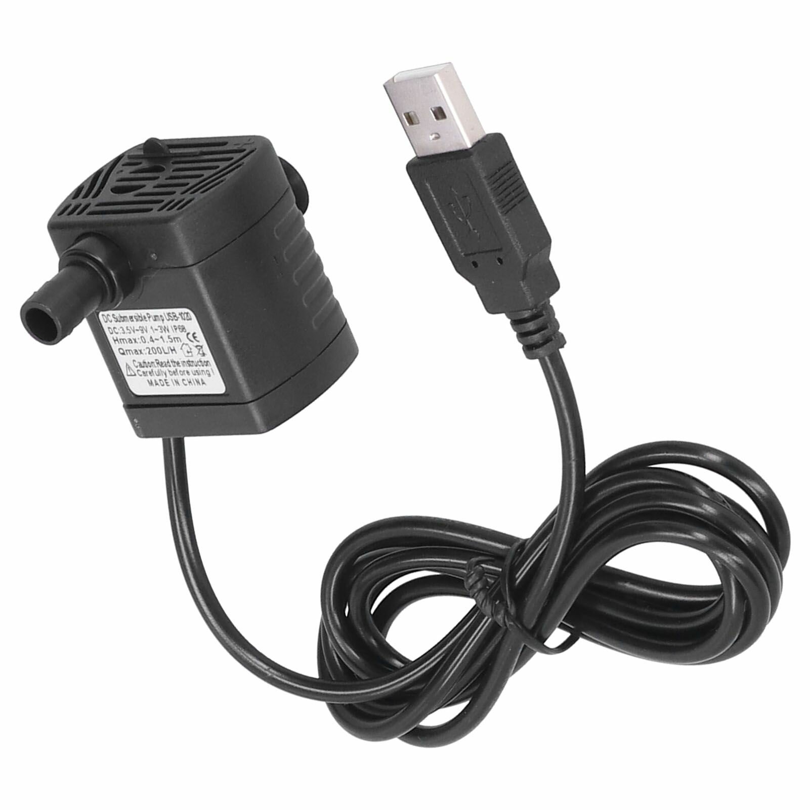 Водяной насос USB Мини погружной с низким уровнем шума 3,5 9 В для фильтрационного полива аквариума