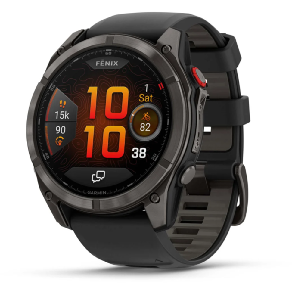 Часы Garmin Fenix 8 Pro, 47 мм, сапфировое стекло, титановый корпус, AMOLED-экран, (010-03198-01)