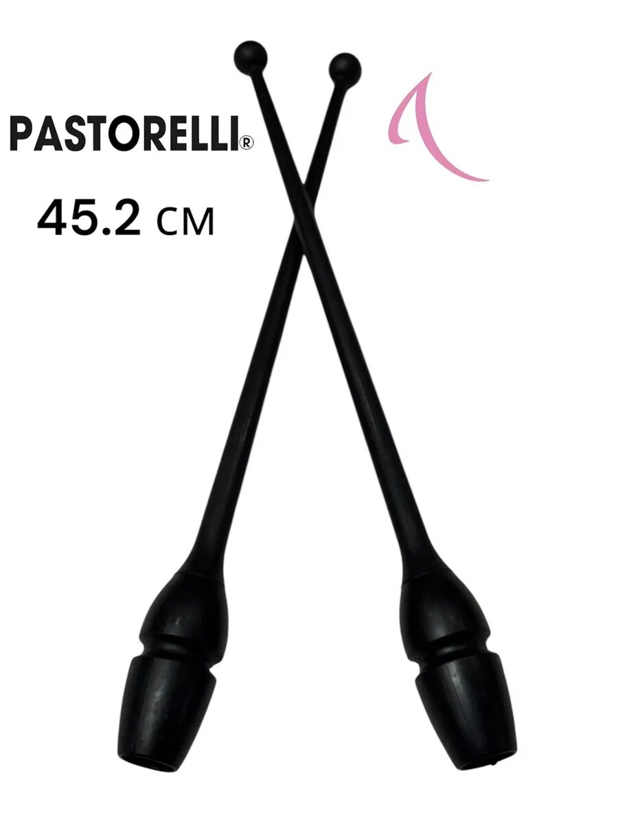 Булавы Pastorelli Masha, 45.2 см, чёрные