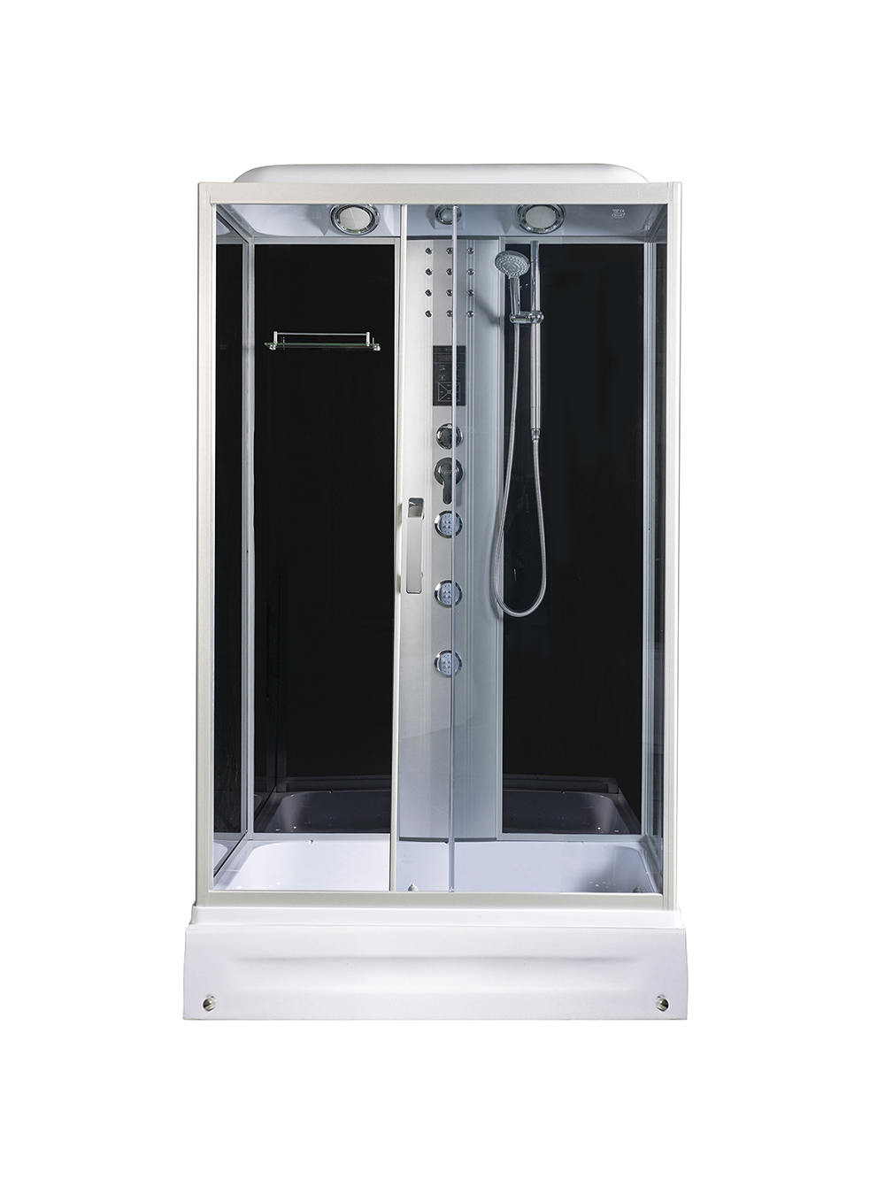 Душевая кабина River Vitim 120/80/24 TH стекла тонированные, профиль хром матовый