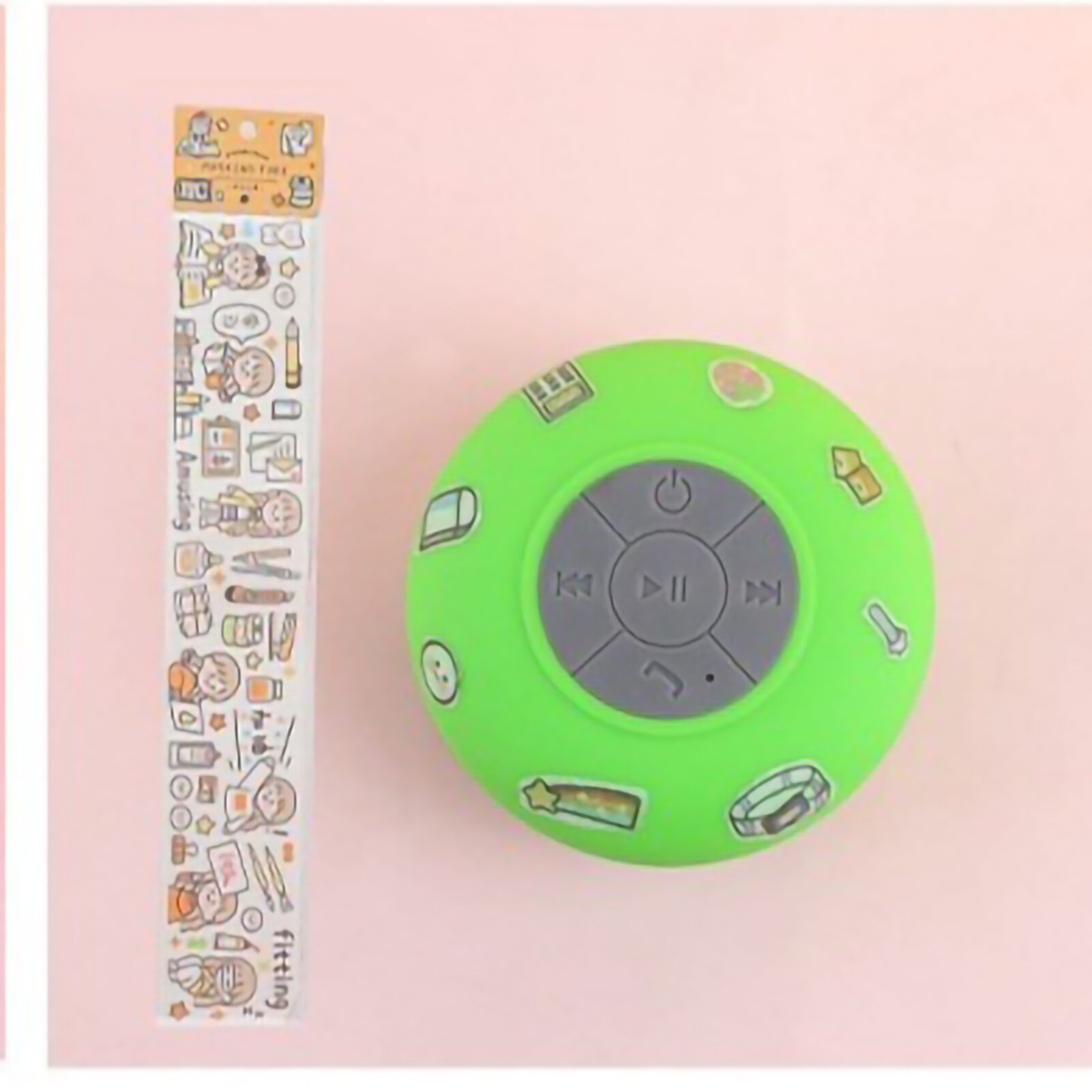 Беспроводной водонепроницаемый Bluetooth-динамик для ванной, душа, бассейна, цвет Sandbeach (зеленый).