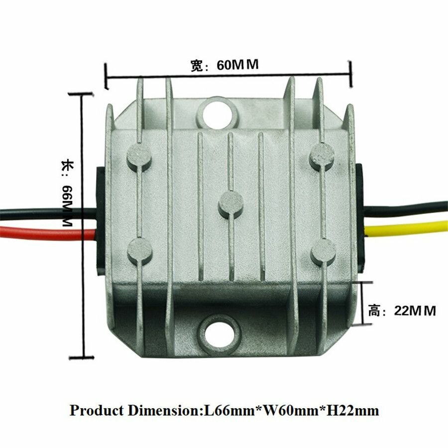 Универсальный Регулятор Напряжения Питания Постоянного Тока До 12 В 3A, Стабилизатор, Преобразователь, 12-Вольтовый Источник Питания Для Автомобильного Радиоприемника, Динамик