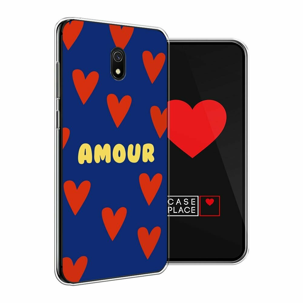 Чехол на Xiaomi Redmi 8A / Сяоми Редми 8А с принтом "Amour art - 14 февраля" — фото 1