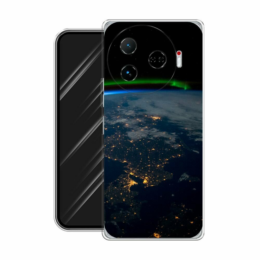 Чехол на Tecno Camon 30 Pro 5G / Текно Камон 30 Про 5G с принтом "Земля из космоса" — фото 1